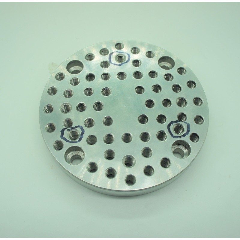 FIXTURE PLATE AND CHUCK ADAPTER FOR 5 AND 6" ROTARY TABLE